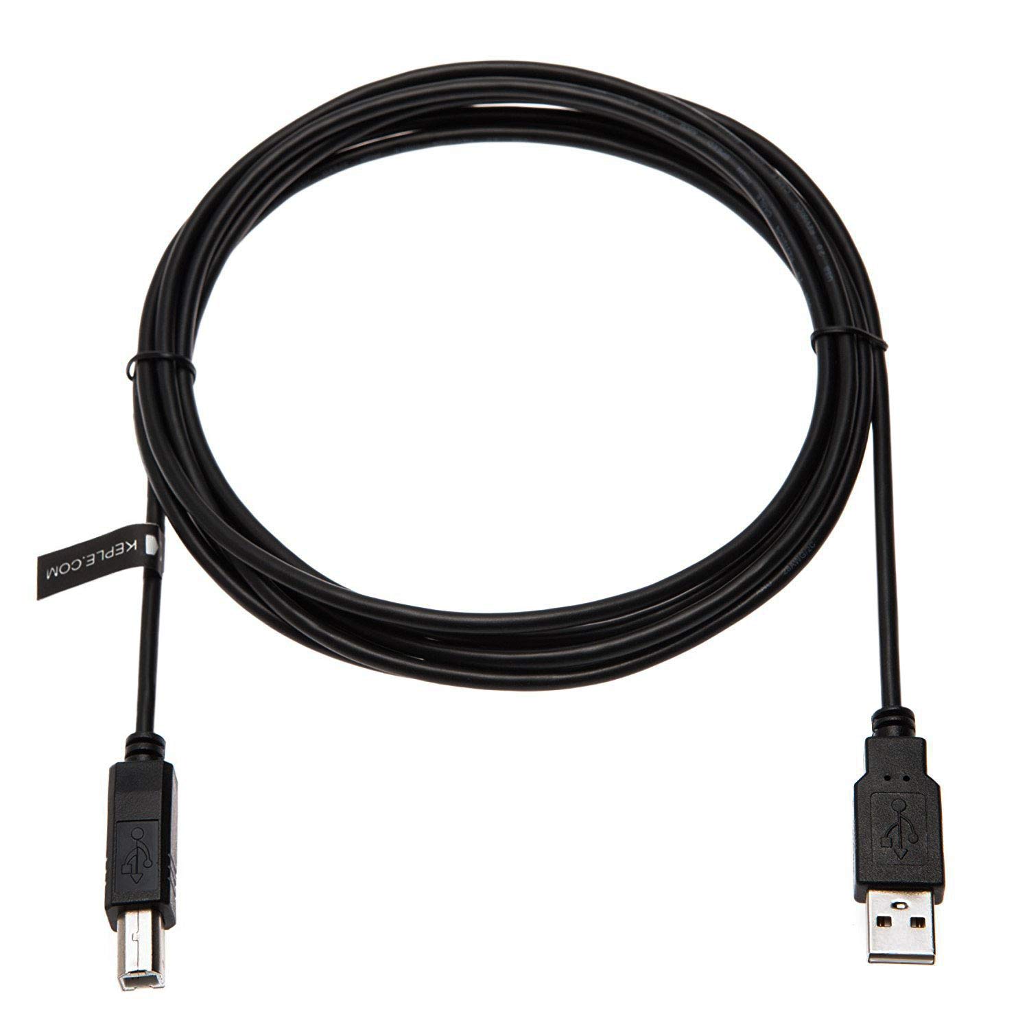 3ft USB B Cable Data/Power Lead Cord for DJ Midi Controllers, Keyboards, Samplers, Effect Pads, Syntesizers Numark, Pioneer, Native Instruments, Traktor, Akai to Dell HP