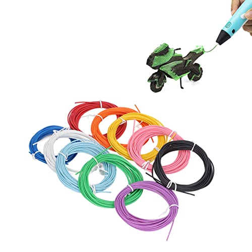 3D Pen PCL Consumables, Bright 1.75mm Low Temperature 3D Pen PCL Filament Refill Easy Usage for Replacement