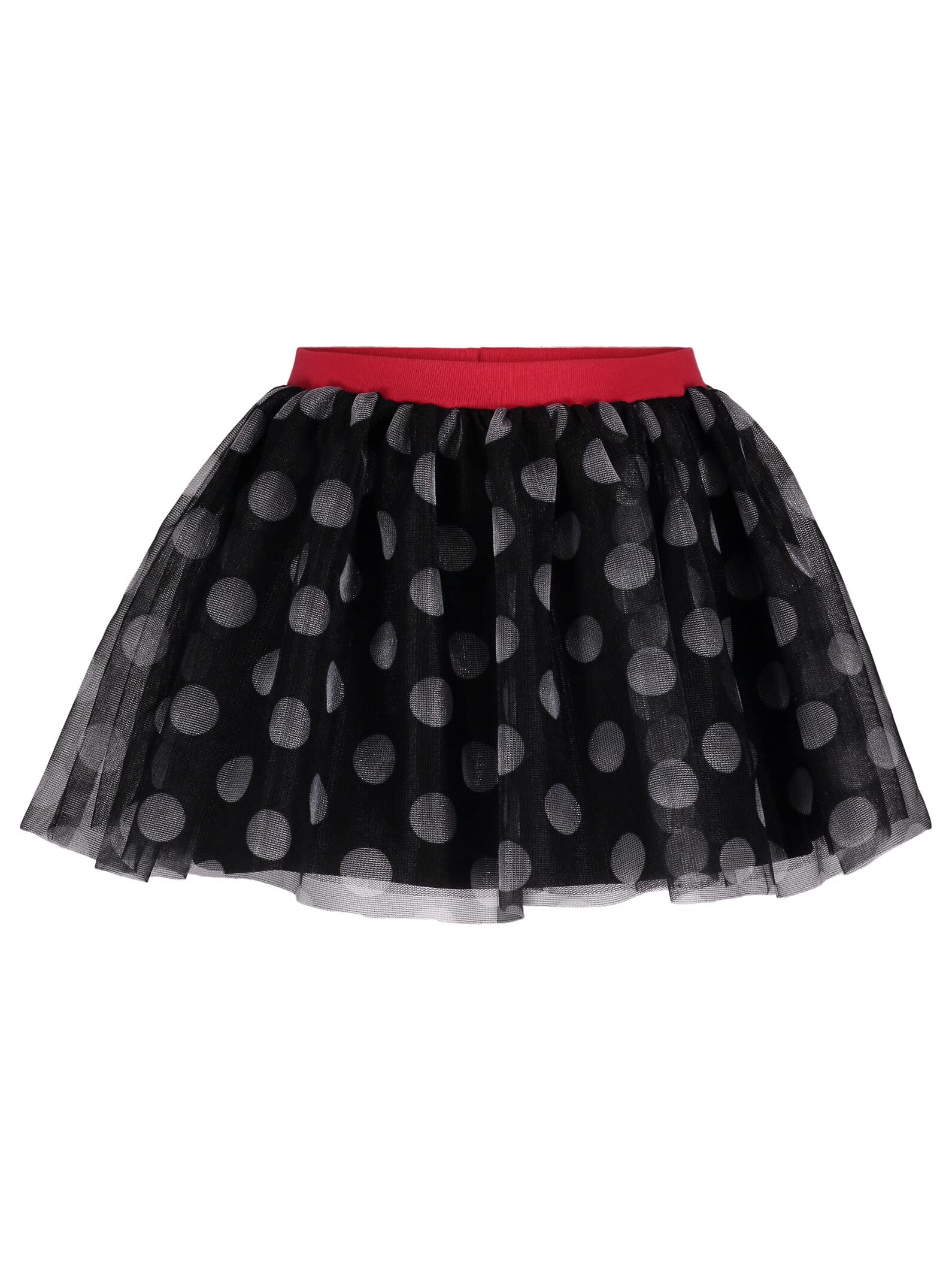 Disney Minnie Mouse Baby Girls T-Shirt Tulle Tutu Skirt Ear Headband Set Red 18 Months