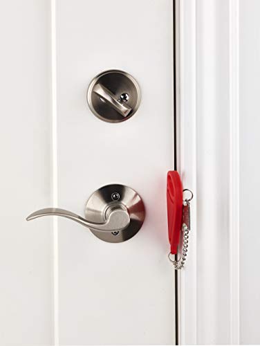 Addalock the Original Portable Door Lock by Rishon Enterprises Inc. (1 Piece), for Home Security, Apartment Security Lock, Travel Door Lock, AirBNB Lock and Dorm Room Essentials