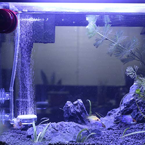 UPETTOOLS Aquarium Air Stone Fish Tank Nano Bubble Stone Kit with Control Valve Quiet Super-High Dissolved Oxygen Diffuser Makes Super Tiny Bubbles for Fish Tank and Hydroponic