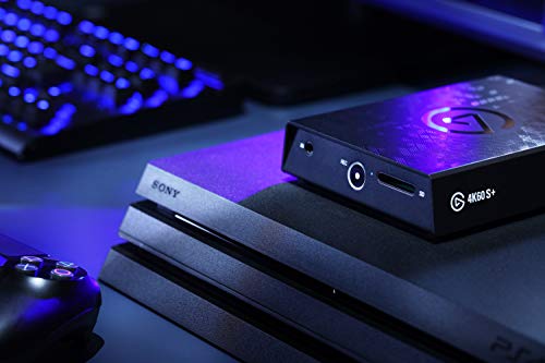 Elgato 4K60 S+, External Capture Card, Record in 4K60 HDR10 with ultra-low latency to PC or SD Card on PS5/PS4, Xbox Series X/S, Xbox One X/S, in OBS and other broadcasting software, for Windows
