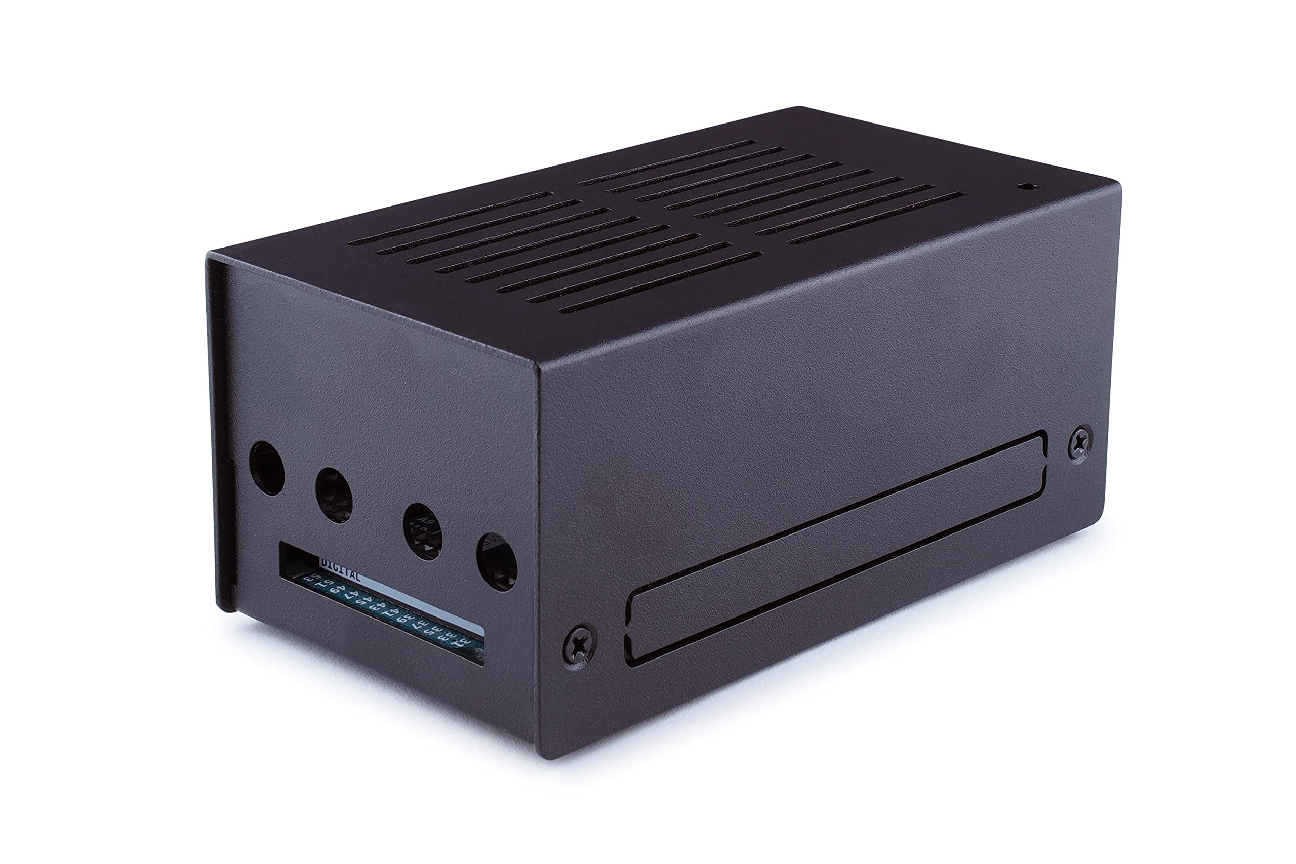 KKSB Project Case for Arduino UNO Rev3 and Mega Rev3 - Steel SBC Enclosure - Space for Arduino Ethernet Shield