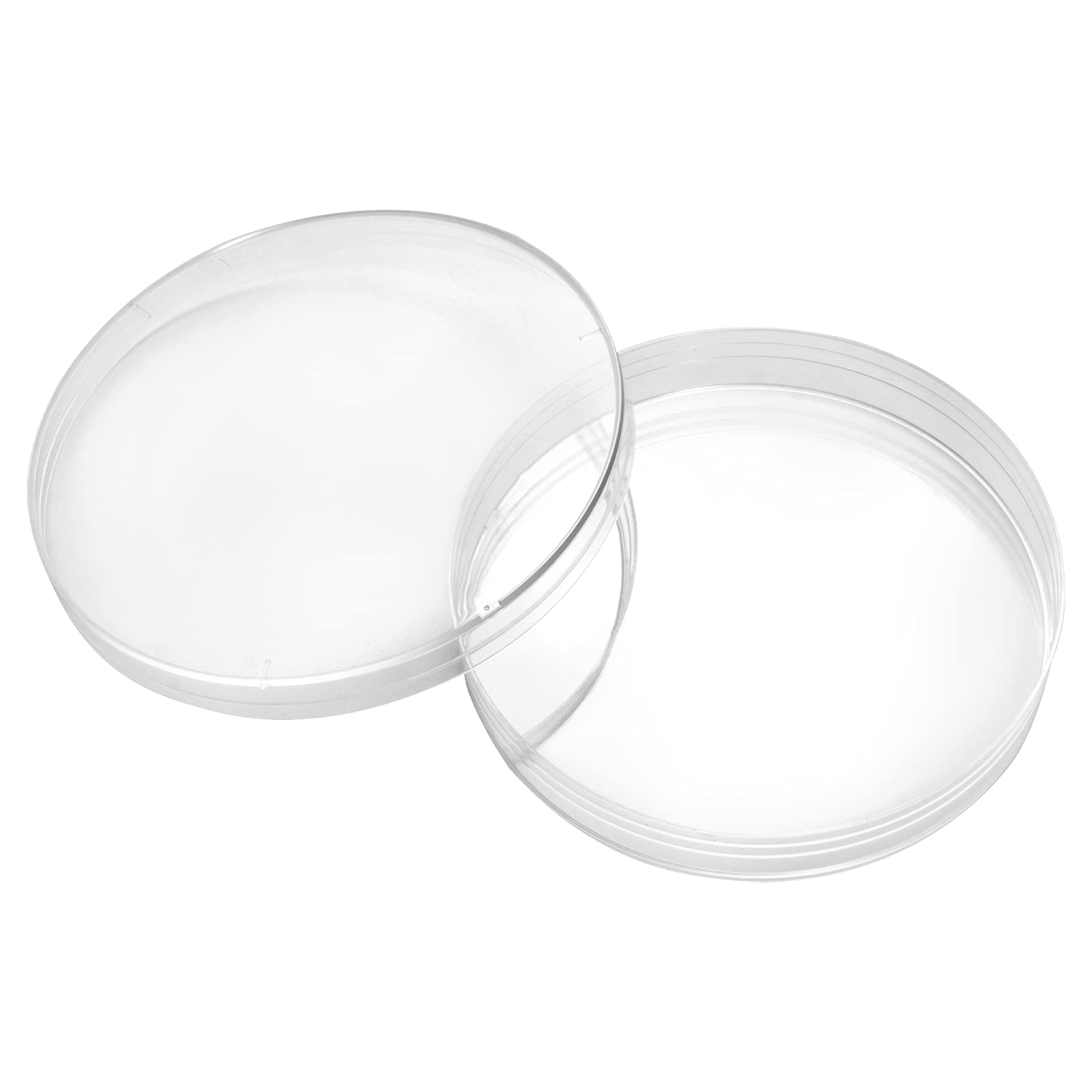 JOIKIT 80 Pack Sterile Plastic Petri Dishes, 90mm Dia × 15mm Deep Petri Dishes with Lids, Lab Petri Dishes with 200 Plastic Transfer Pipettes for Laboratory Studies, Scientific Research