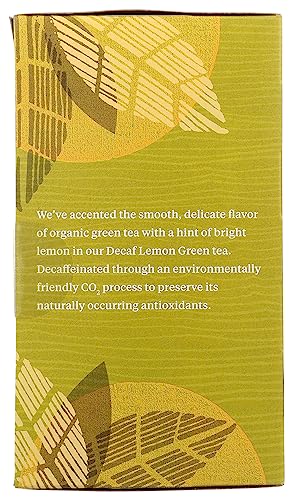 Allegro Tea, Organic Decaf Lemon Green Tea Bags, 20 ct