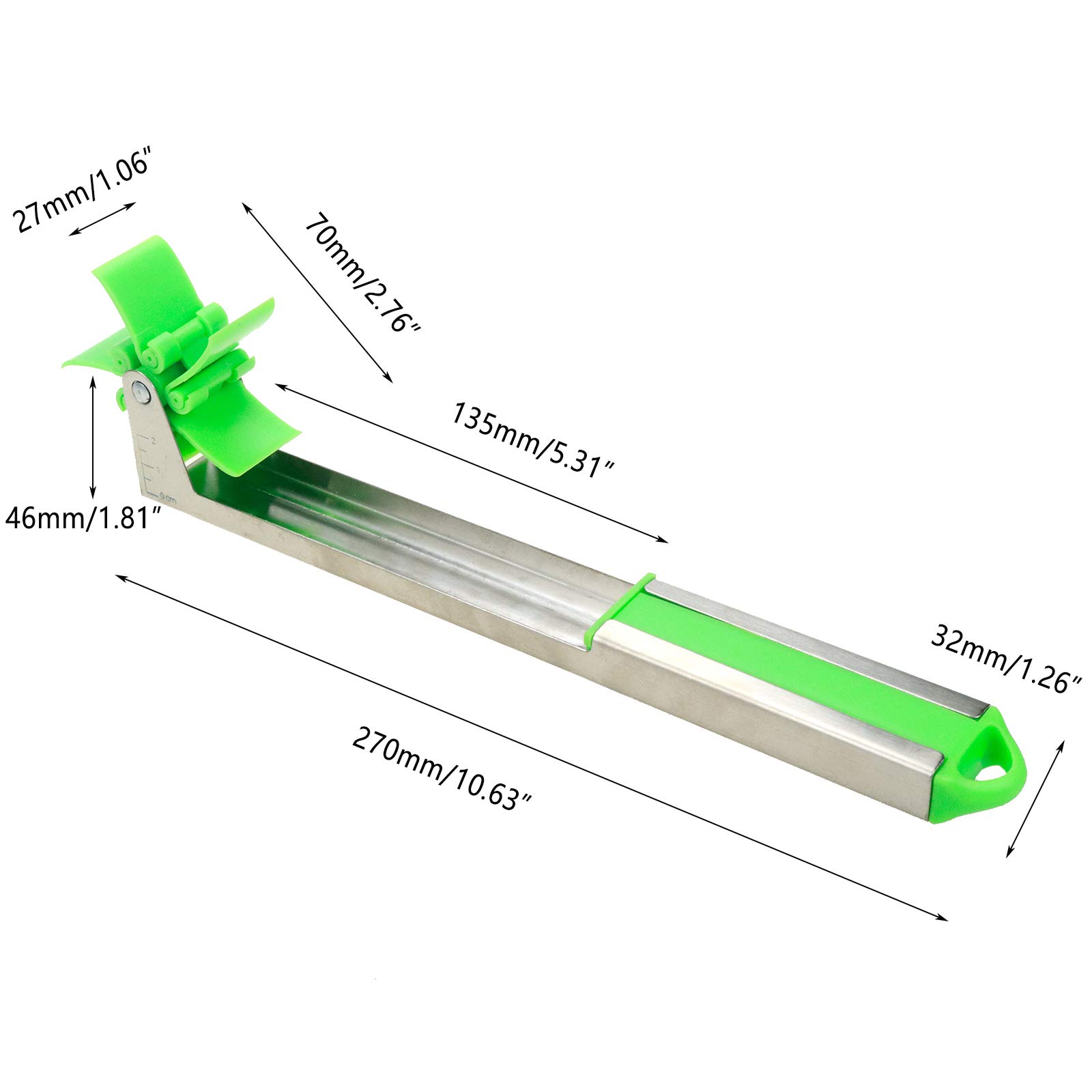 Autoly Watermelon Slicer,Tainless Steel Creative Watermelon Windmill Cutter Slicer, fruit cutting artifact,Stainless Steel Watermelon Slicer