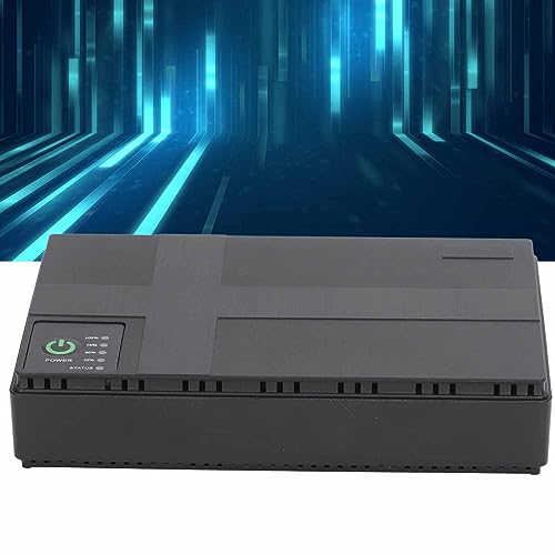 10400mAh POE UPS Battery Backup Power Supply 5V 9V 12V 2A Mini Uninterruptible 85V to 265V (US Plug)