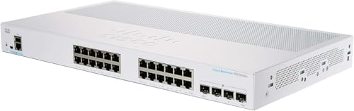 Cisco Business CBS350-24T-4G Managed Switch | 24 Port GE | 4x1G SFP | Limited Lifetime Protection (CBS350-24T-4G-NA)