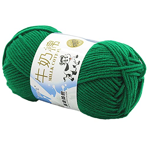 2 Set 1 Roll 5-Strand Wool Yarn Soft Warm DIY Beginner Needlework Hand Knitting Crochet Yarn Ball for Sewing Shop Crochet Yarn