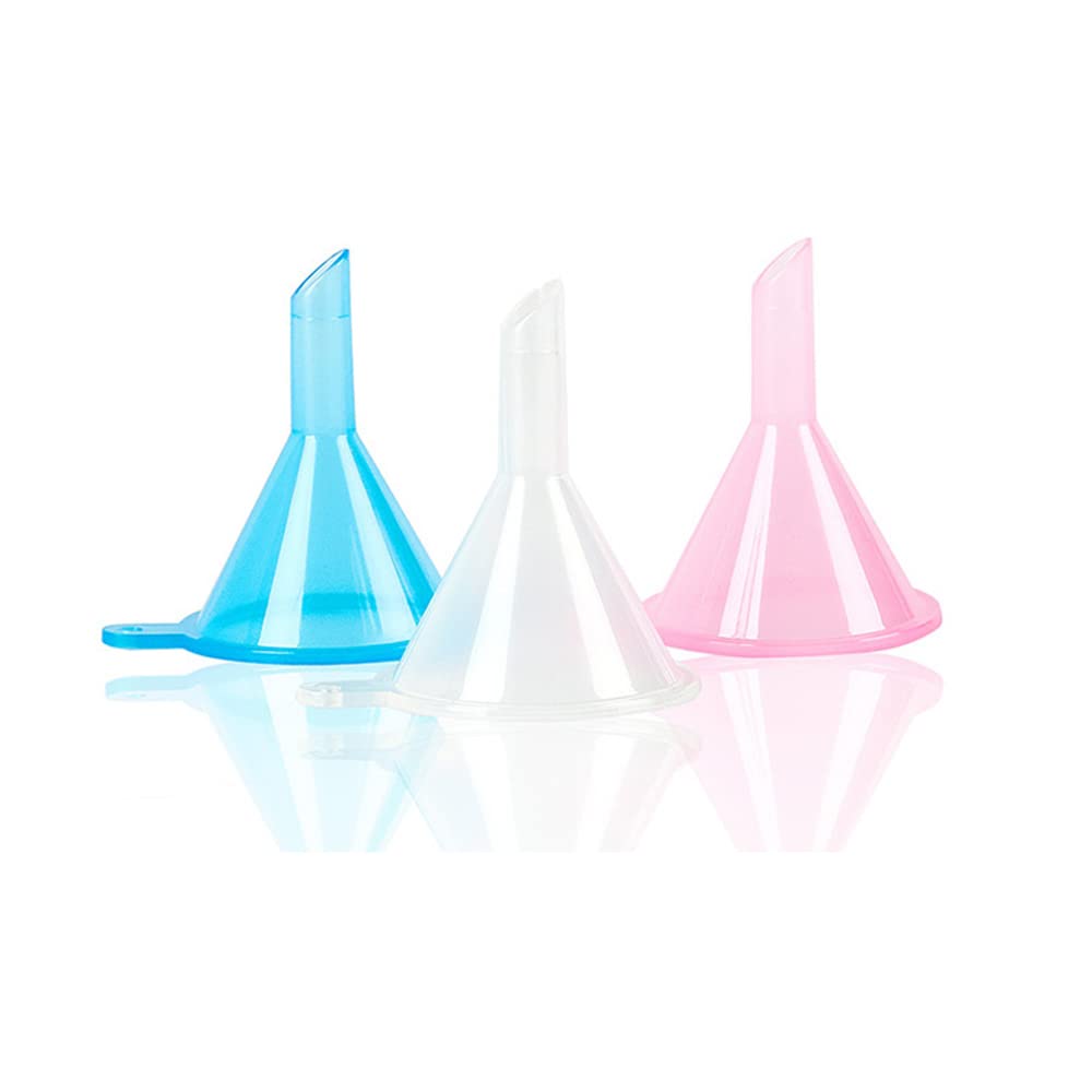 12Pcs Mini Funnel, Plasic Funnel,Small Funnel for Filling Essential Oils, Perfume, Powders, Laboratory Liquids