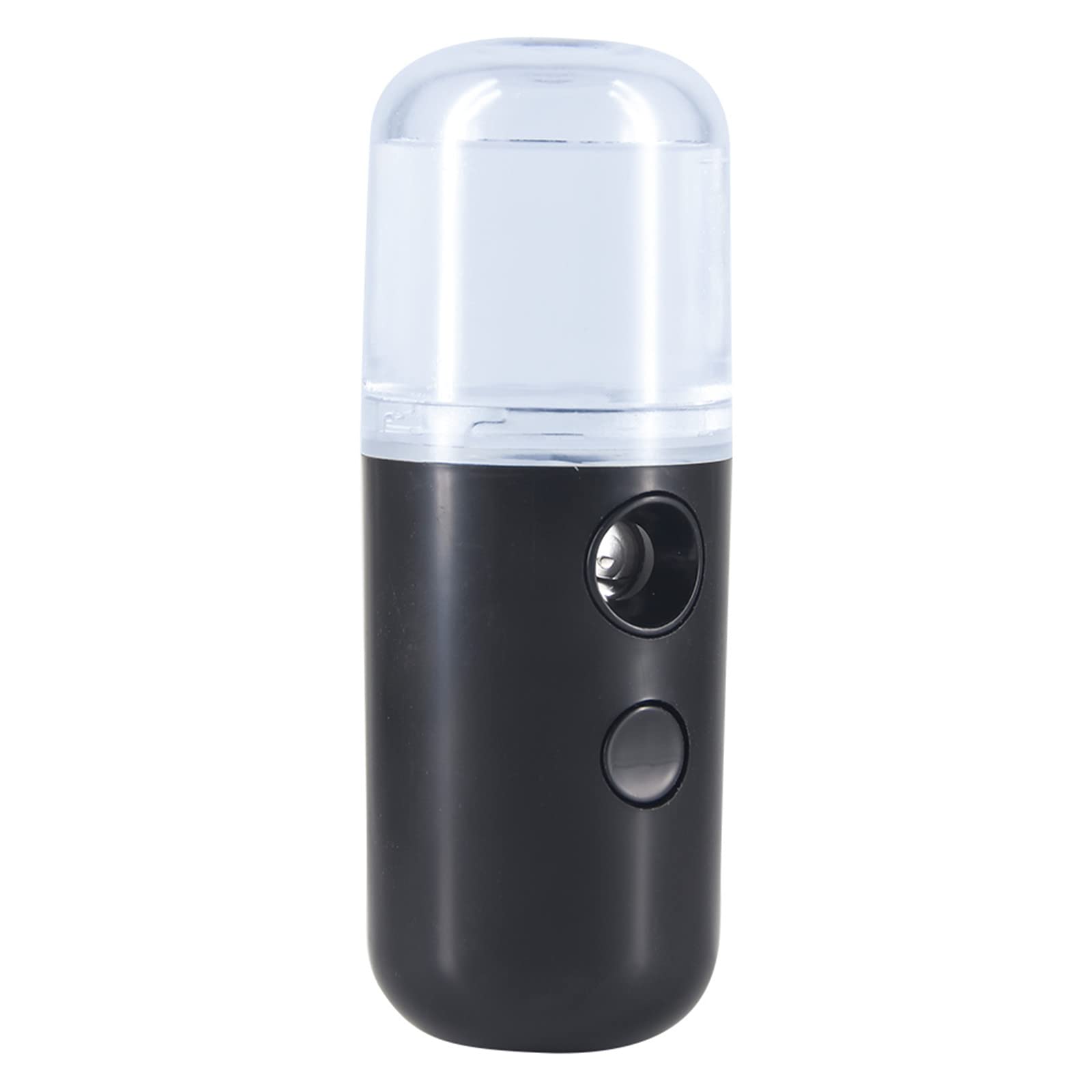 Kingsmile Nano Facial Mister,Moisturizing Nano Mist Sprayer, Portable Mini Nano Mister, Handy Lash Mister for Eyelash Extensions, Face Mister with 1OZ /30ML Visual Water Tank Black