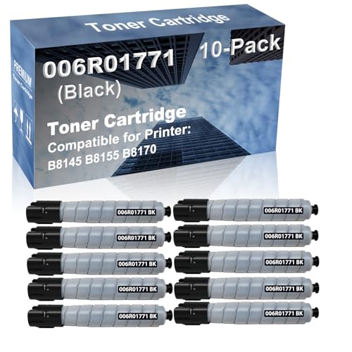 10-Pack Compatible High Capacity 006R01771 Printer Cartridge use for B8145 B8155 B8170 Printer (Black)