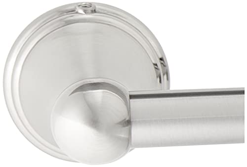 Amazon Basics Modern Towel Bathroom Bar, Satin Nickel, 24 Inch
