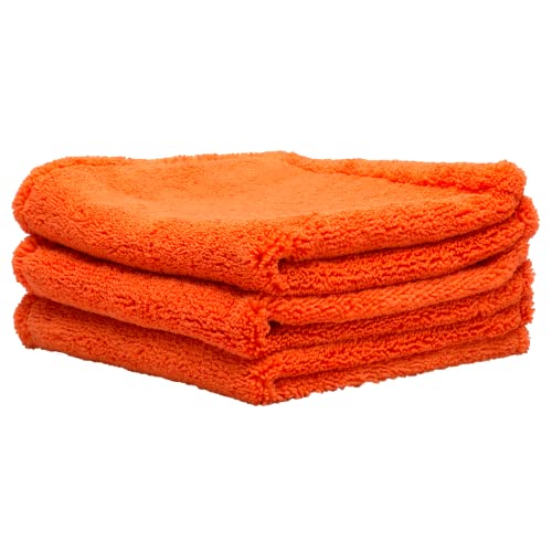 303 Premium Microfiber Towels - Automotive Detailing - Ultra Plush - Super Absorbent - Edgeless Design - Scratch Free - Multi-Purpose, 30901 (3 Count)