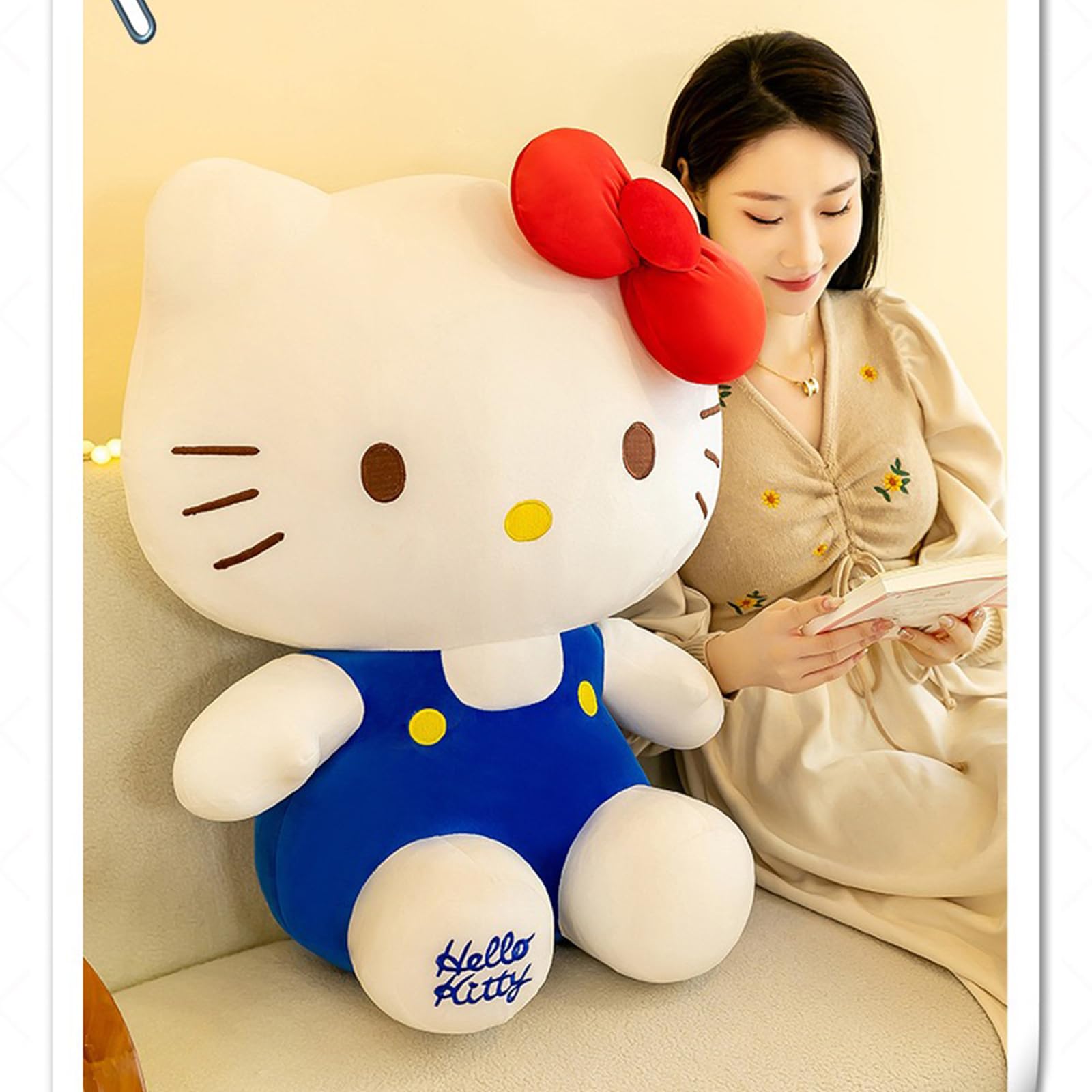 18 "Cute Cat Plush Toys for Hello Kitty Plush, Suitable for Friends and Family Plush Gifts