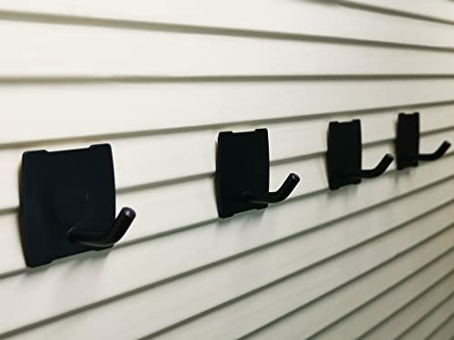 3M Hooks,Adhesive Hooks Heavy Duty Stick on Wall Hooks Towel Hooks Door Hooks Waterproof Stainless Steel Adhesive Towel Hooks Adhesive Holders for Hanging Clothes Bathroom Adhesive Hook 6 Pack (Black)