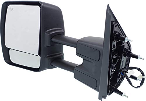 Garage-Pro Mirror Compatible with 2012-2021 Nissan NV1500, 2012-2021 NV2500 and 2012-2021 NV3500 Towing, Driver Side, Heated, Power Glass, Blind Spot Glass