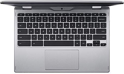 Acer Newest 2-in-1 Ultra Slim Chromebook, 11.6inch IPS Multi-Touch Screen, Intel Celeron Processor Up to 2.4 GHz, 4GB LPDDR4 Memory, 32GB eMMC, WiFi, Bluetooth, Chrome OS (Chrome OS, Silver)(Renewed)