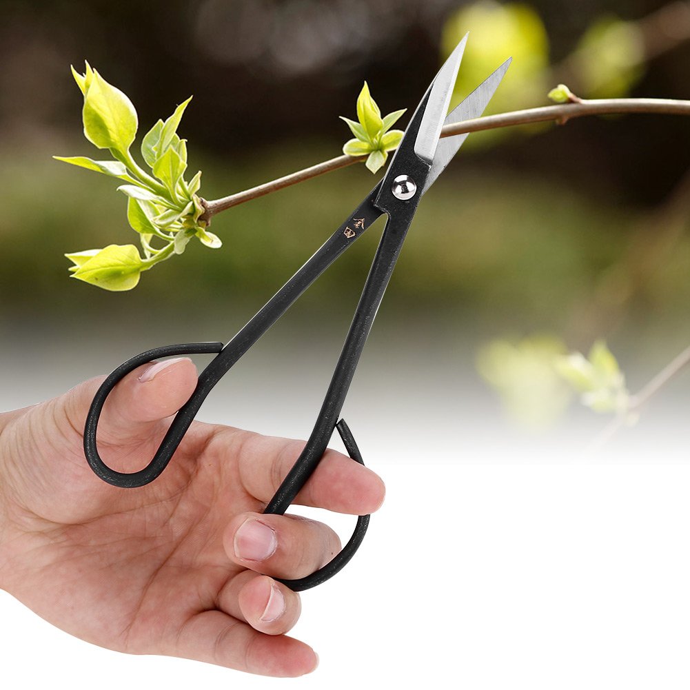 190mm Professional onsai Scissors for Arranging Flowers, Trimming Plants, for Grow Room or Gardening, Stainless Steel Bonsai Tools Garden Scissors