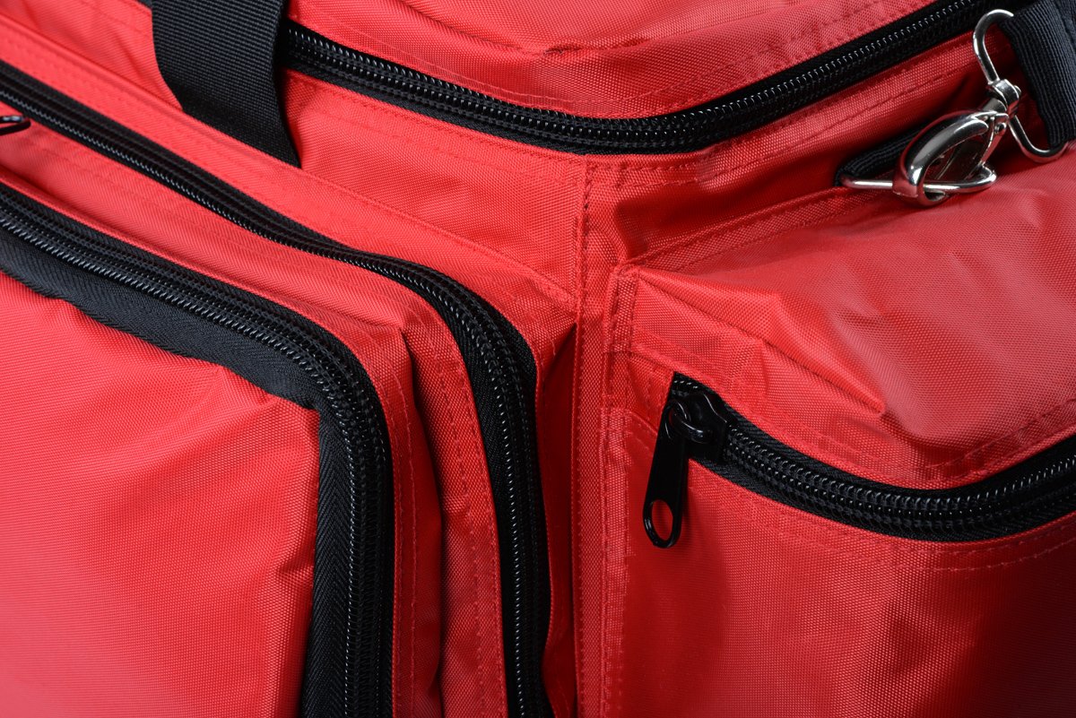 Aurelius Large Capacity First Aid Responder Bag Empty EMT Trauma Bag,Emergency Supplies Not Included (Longer)