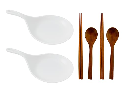 2 Handheld Plates Korean BBQ & Hot Pot Plates, Boki Plate, Mukbang Plate, Plates With Handles, Spoon Plate, Buffet Restaurant Sushi Pasta Catering Appetizer Serving Plate (Melamine)