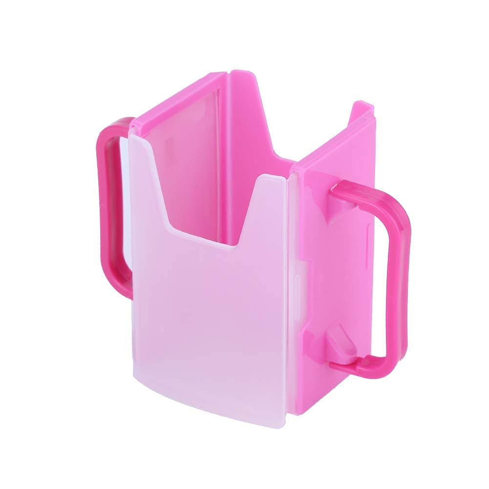 Adjustable Carton Cup Holder Baby Box Holder Bag Holder Box Holder for Drinking Training for Baby Infant Kids