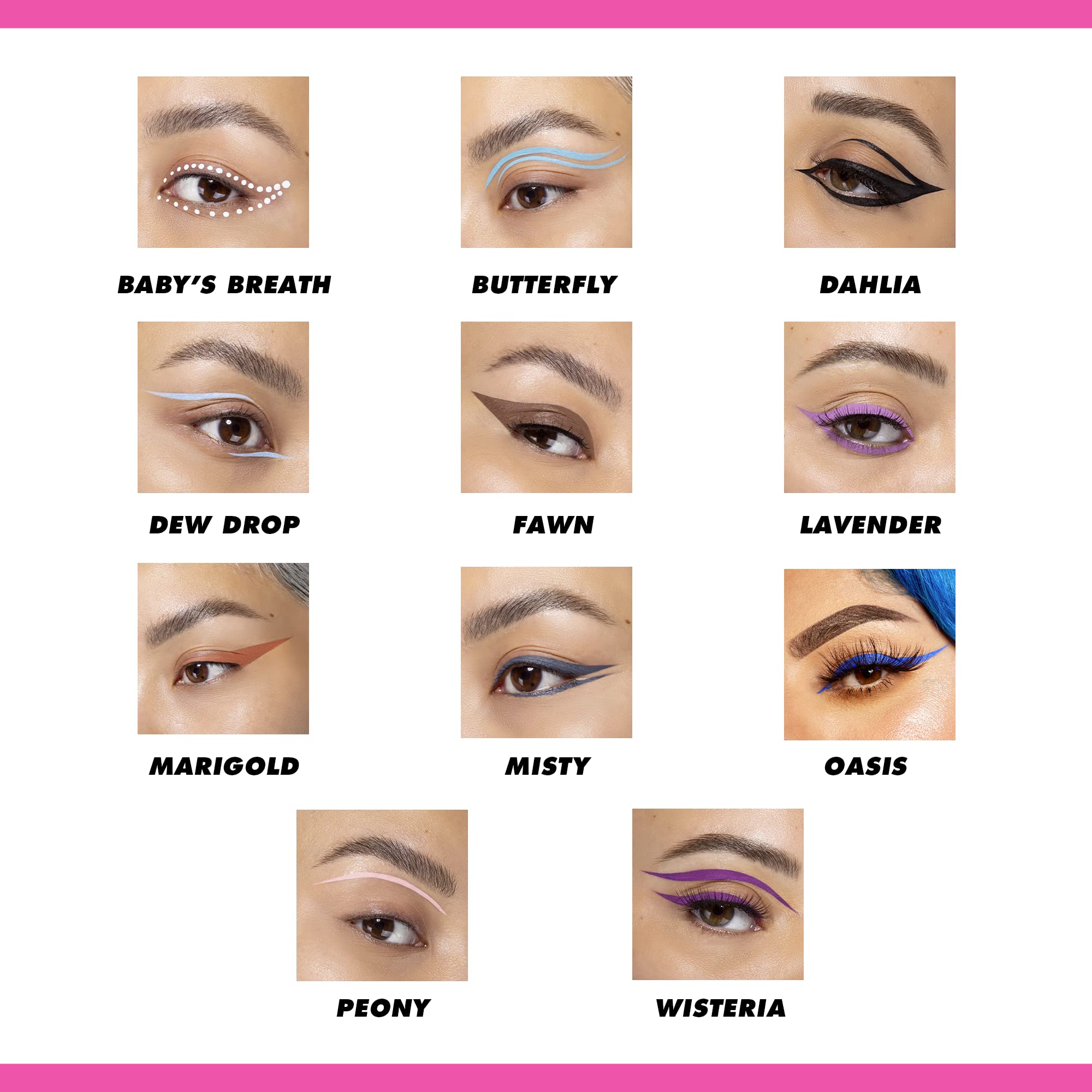 Lime Crime Venus Pigmented Liquid Eyeliner with Precision Brush, Dew Drop (Light Blue) - Ultra Matte Water-Based Formula is Long-Lasting, Smudge-Proof & Quickly Dries - Vegan & Cruelty-Free