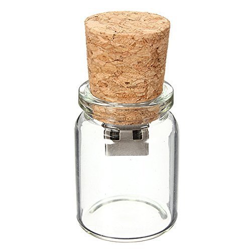 10PCS Cute Drift Bottle USB Flash Drive Memory Stick Storage U-Disk Xmas Gift (2.0, 512MB)