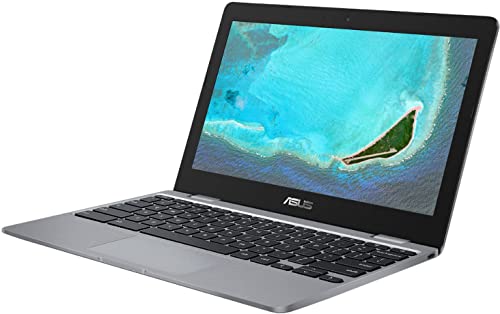 2021 ASUS 11.6 Light Thin Chromebook Student Laptop, Intel Celeron N3350 Up to 2.4GHz, 4GB RAM, 96GB Storage Space (32 GB eMMC + 64GB Micro SD), Webcam, Chrome OS, Space Gray