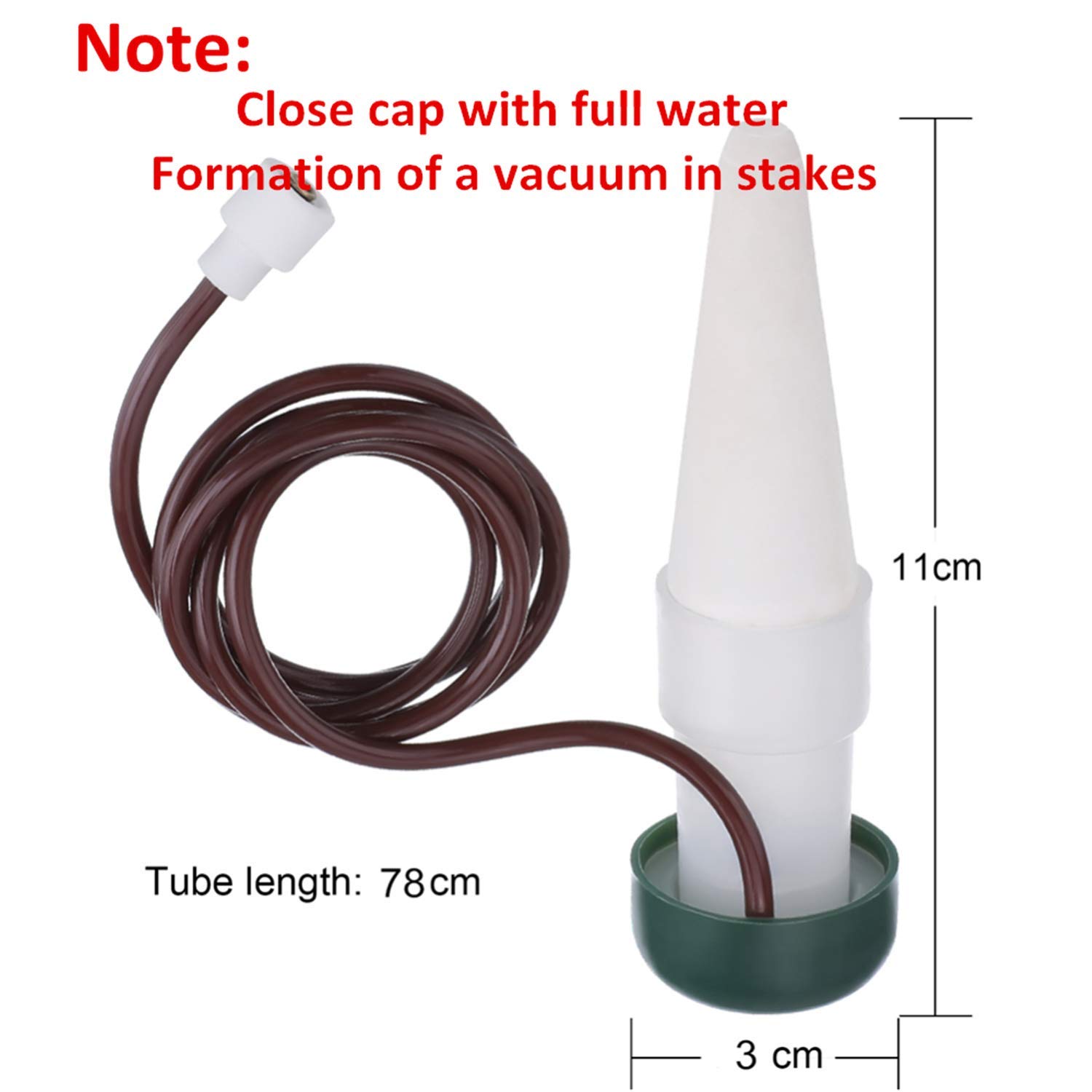 16 Pack Plant Self Watering Stakes Insert Automatic Watering Devices Self Watering Spikes Indoor Outdoor Plant Watering for Vacation