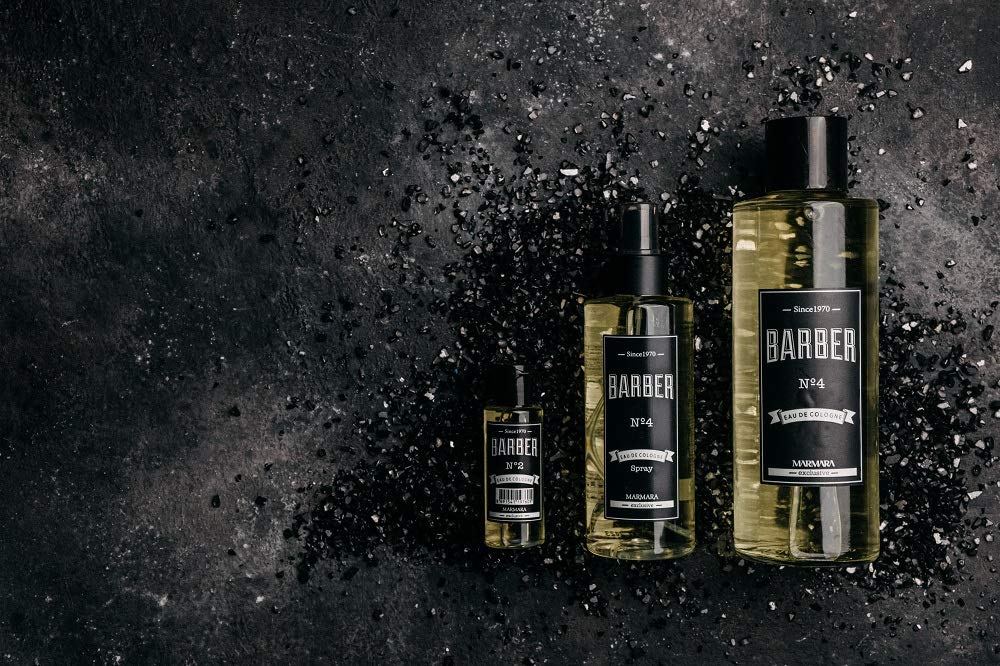 Marmara Barber Cologne - Best Choice of Modern Barbers and Traditional Shaving Fans (No 4 Green, 250ml x 2 Bottles)