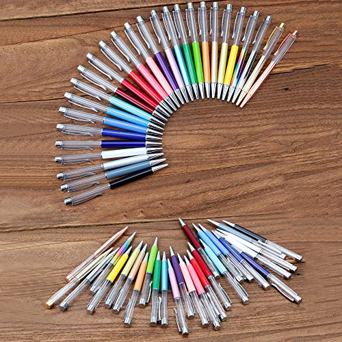 27 PACK Colorful Empty Tube Floating DIY Pens,Building your favorite Liquid Sand Pens Gift