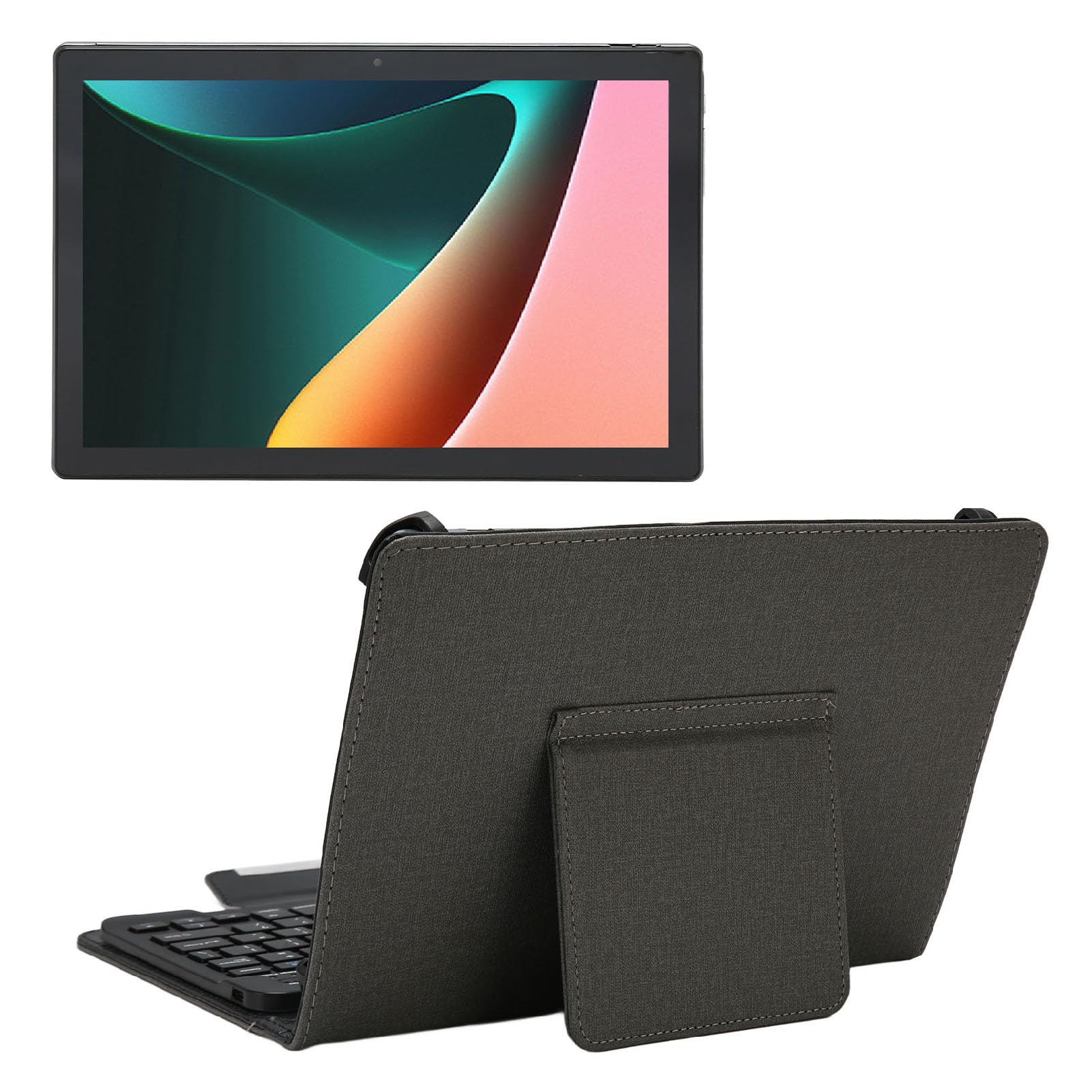 10.1 inch Tablet for Android 12, 4G LTE 2.4G 5G WiFi 2 in 1 Tablet with Keyboard and Mouse, 8GB 256GB, 8 Core HD Touch Screen, 7000mAh (US Plug)