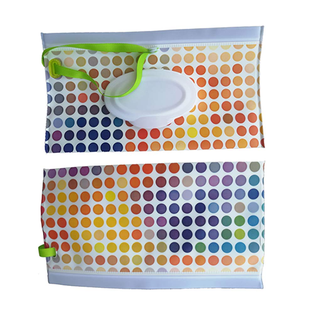 4 pack Reusable Eco Friendly Durable Portable Wet Wipe Pouch,Travel Wipes Bag Travel Wipes Dispenser Wipe Pouches Baby Wet Wipe Cases