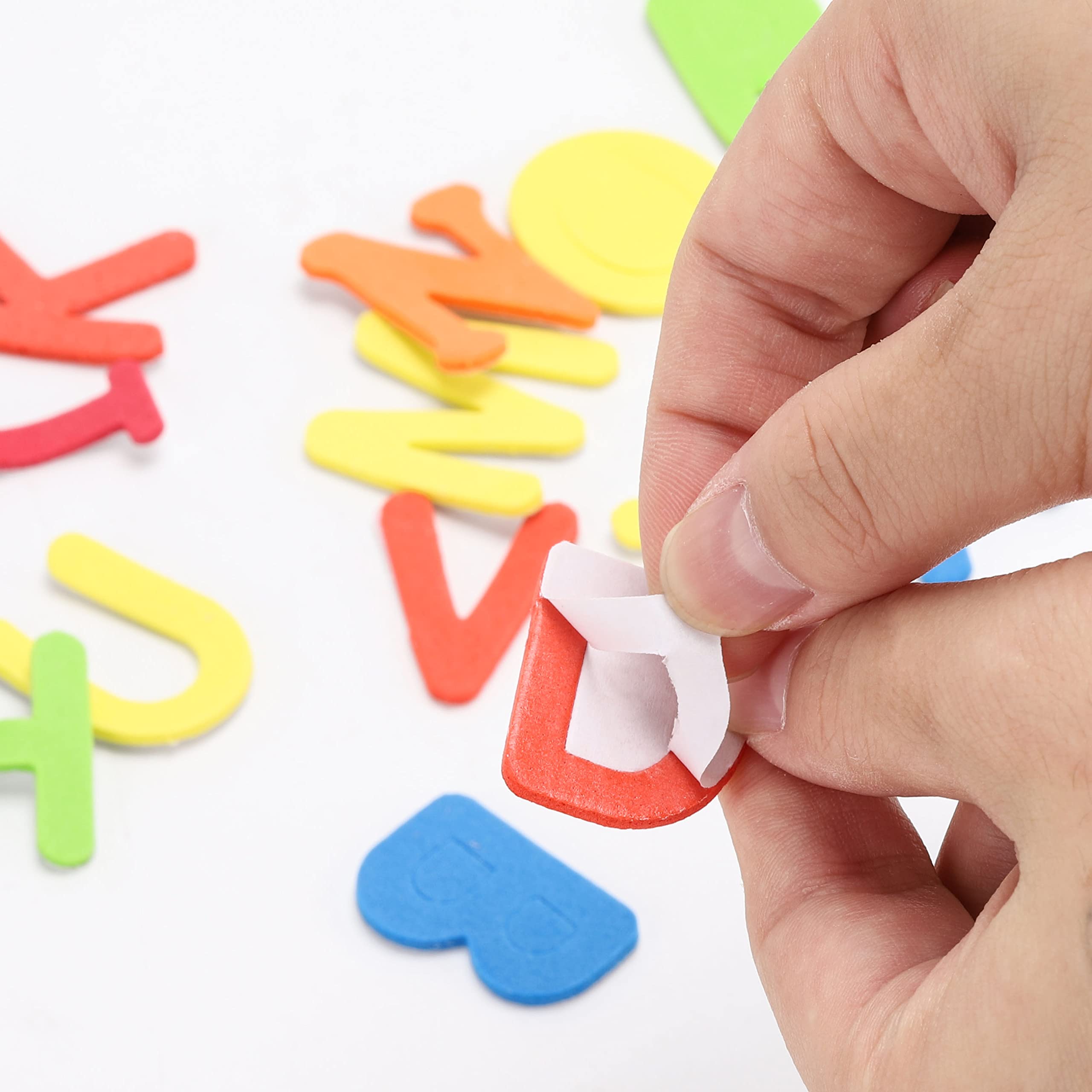 1000 Pieces Foam Stickers Colorful Geometry Stickers Arts and Crafts for Kids
