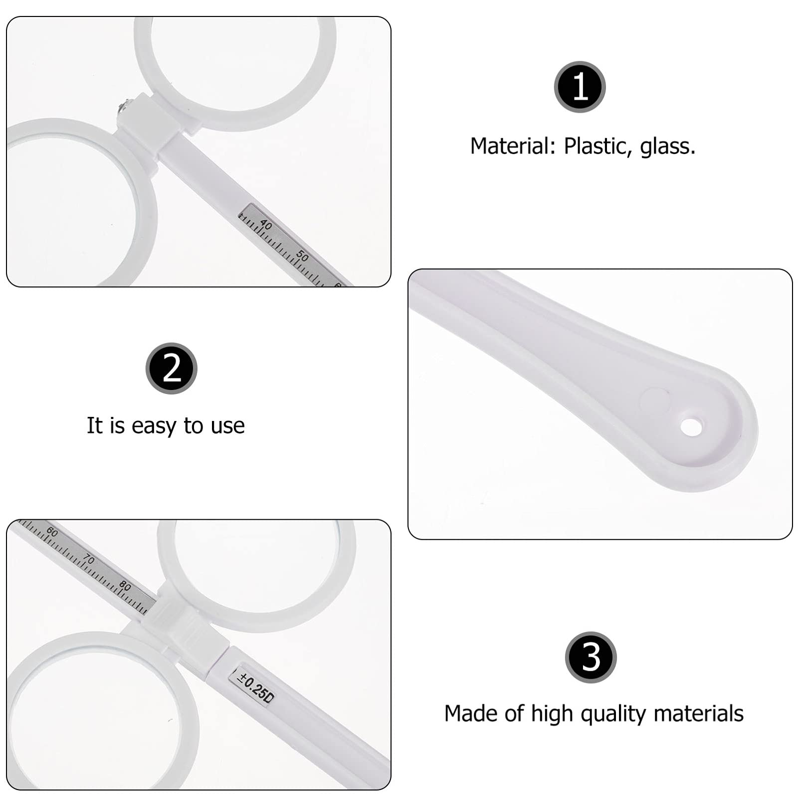 Baluue ±25 Optical Flipper Flip Trial Lens Confirmation Optometry Instrument