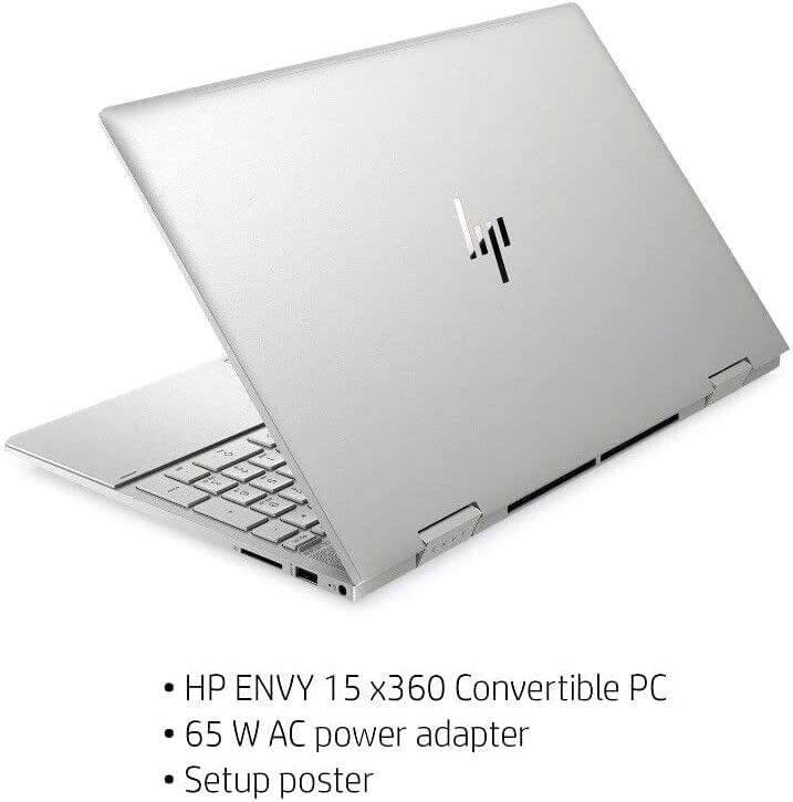 2022 Newest HP Envy x360 2-in-1 15.6" Touch-Screen Laptop, Intel Core i5-1135G7, Intel Iris Xe Graphics, 32GB DDR4 RAM, 1024GB PCIE SSD, Backlit Keyboard, Lightweight, Win 11 Home, Silver