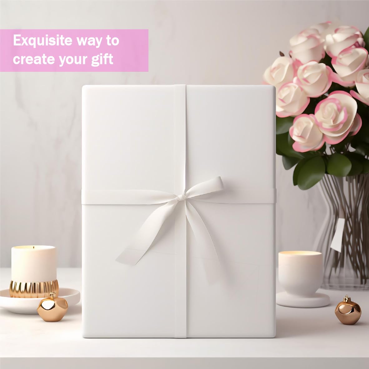 12 Packs Extra Large Gift Box Bulk with All-Occasions Stickers, 17x13x4 Inch Premium White Gift Boxes with Lids for Presents, T-shirt, Robe, Sweater Cardboard Boxes for Christmas, Birthday - Cajas