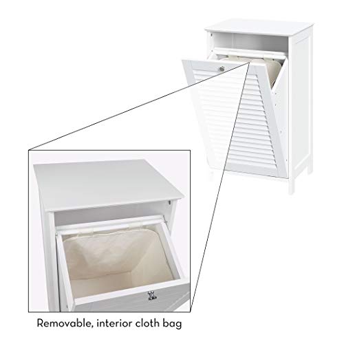 Ellsworth Tilt-Out Laundry Hamper, White