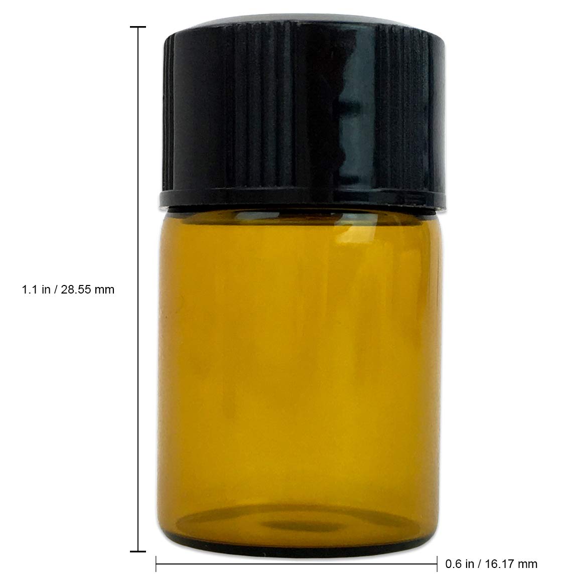 168 Packs Beauticom® 2ML Amber Glass Vial for Essential Oils, Aromatherapy, Fragrance, Serums, Spritzes, with Orifice Reducer and Dropper Top