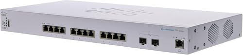 Cisco Business CBS350-12XT Managed Switch | 12 Port 10GE | 2x10G SFP+ Shared | Limited Lifetime Hardware Warranty (CBS350-12XT-NA)