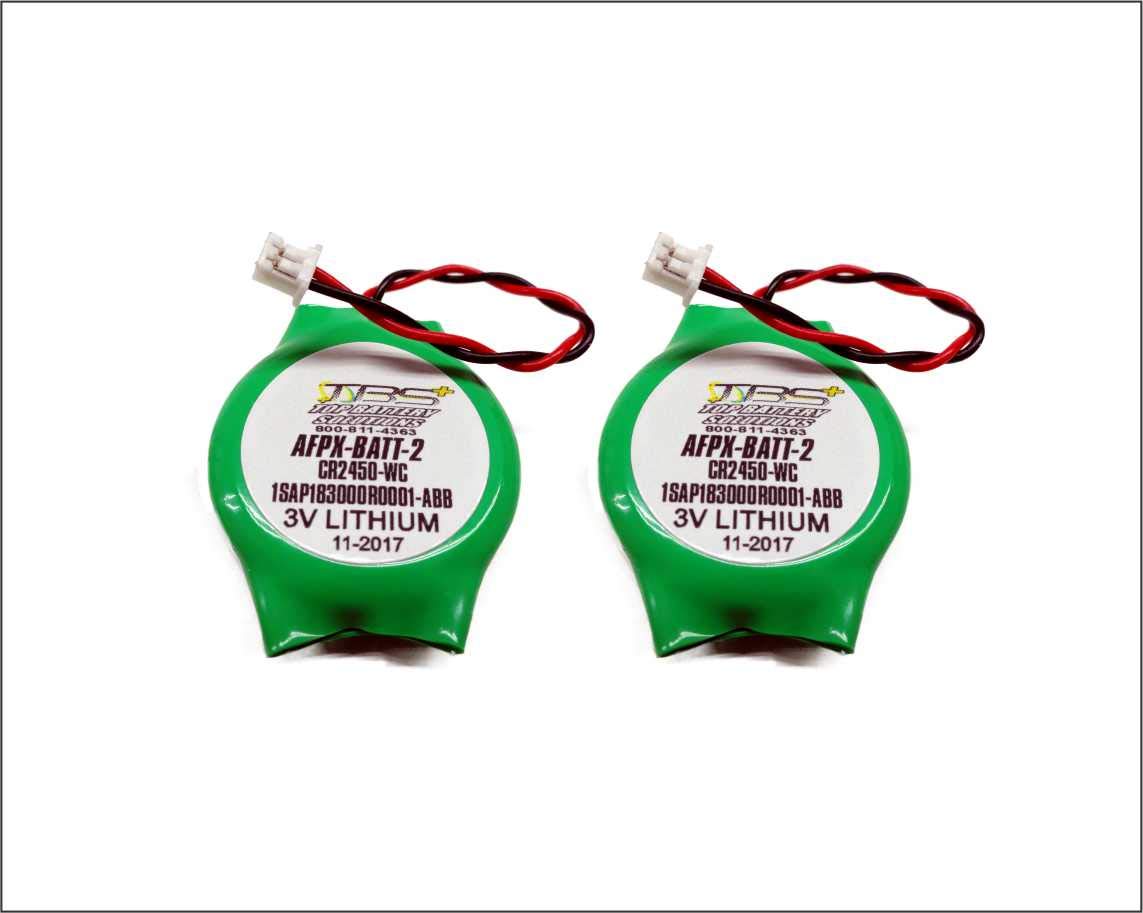 2PC AFPX-Batt-2 PLC Replacement for pansonic Battery, 1SAP180300R0001-ABB