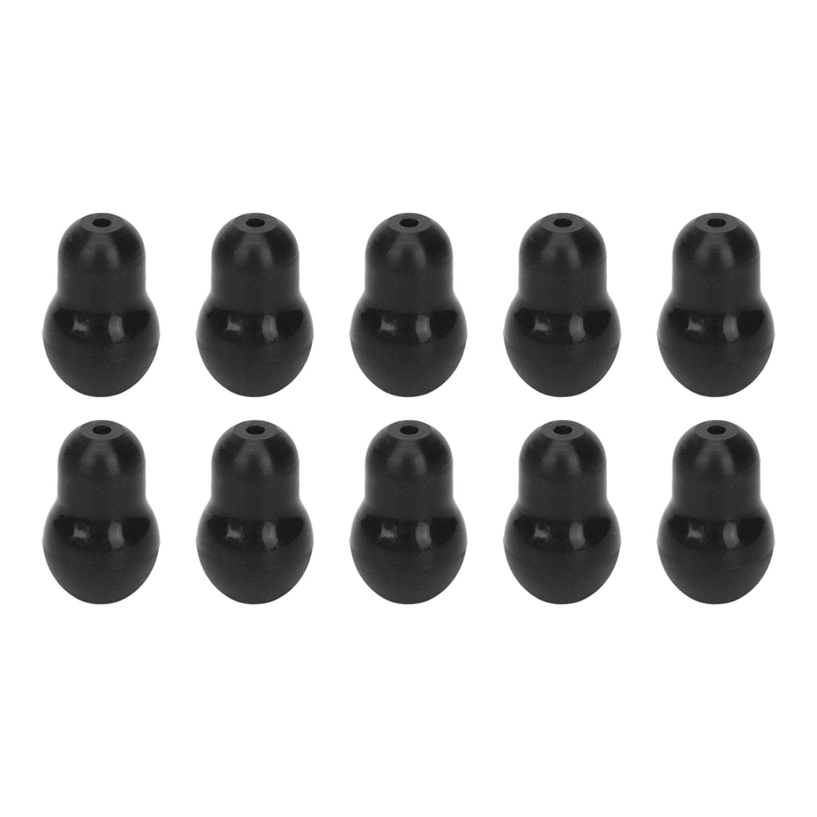 10pcs Stethoscope Ear Tips Universal Replacement 2.5mm Silicone Stethoscope Earplugs for 5mm Ear Hooks