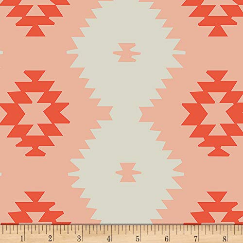 Art Gallery Fabrics Art Gallery Love Story Daring Tribal Sunset Fabric, Pink
