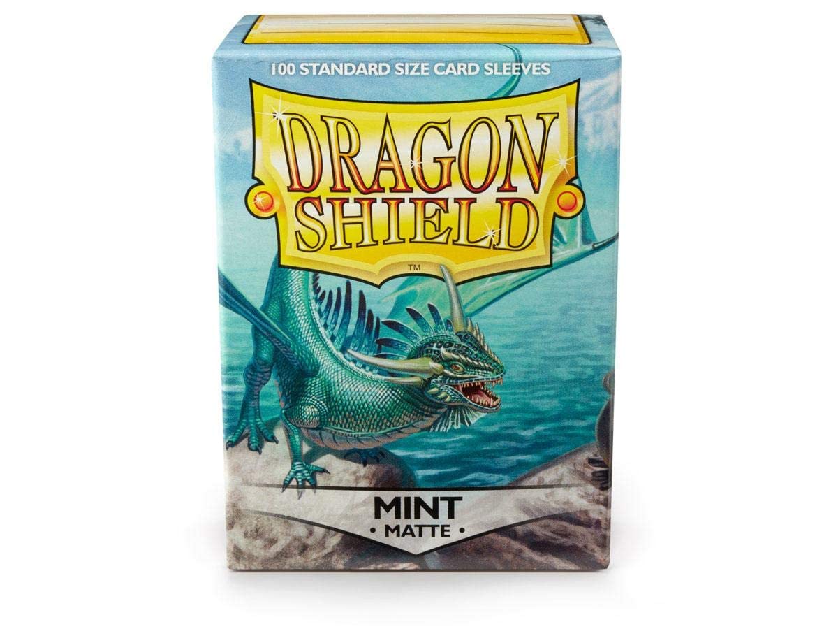 2 Packs Dragon Shield Matte Mint Standard Size 100 ct Card Sleeves Value Bundle! …