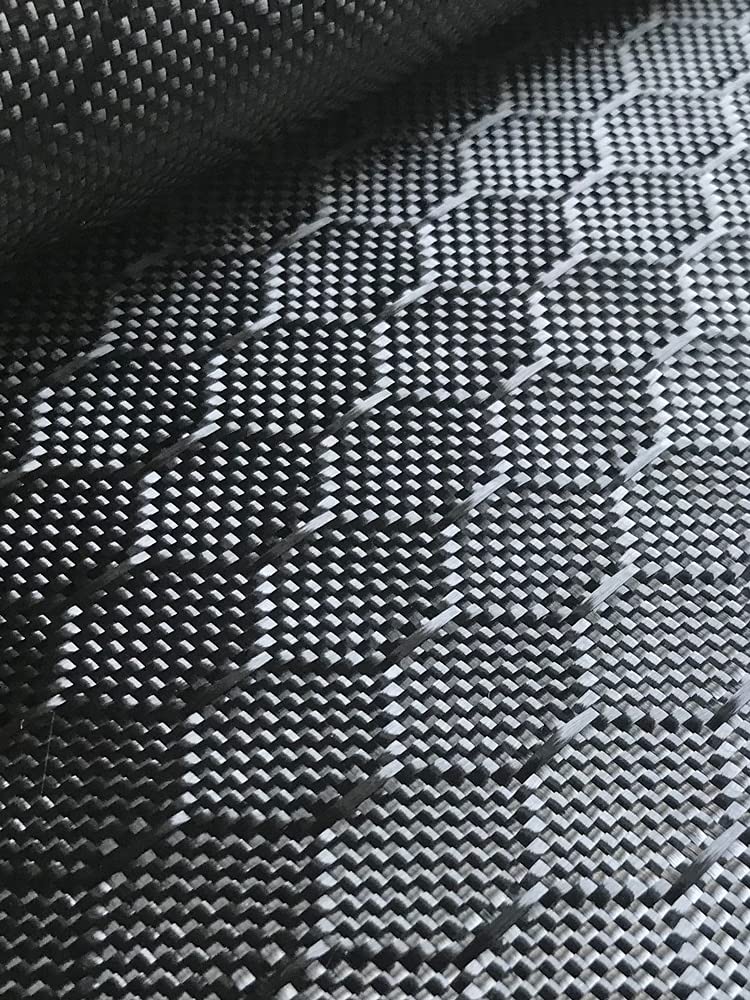 1Pc 50cm Width X 1m Long Carbon Fiber Cloth 3K 200/240gsm Twill Plain 12K Fabric Honeycomb Hybrid Carbon Kevlar Fabric Chopped Yarn (Color : 200gsm Plain)