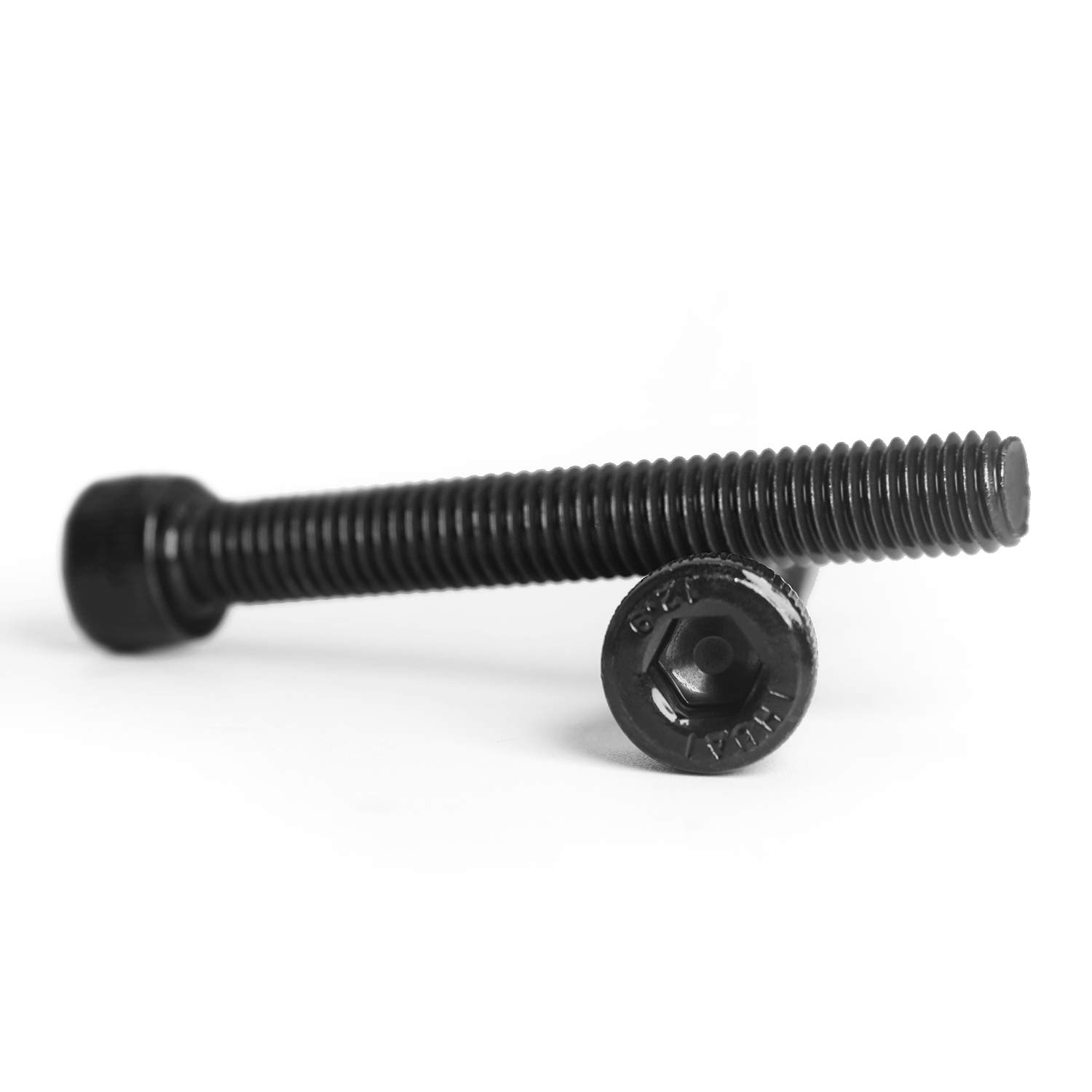 M6 x 18mm Socket Head Cap Screws Bolts 12.9 Grade Alloy Steel Metric Machine Hex Socket Screw, Fully Threaded, Black Oxide Finish, 50PCS