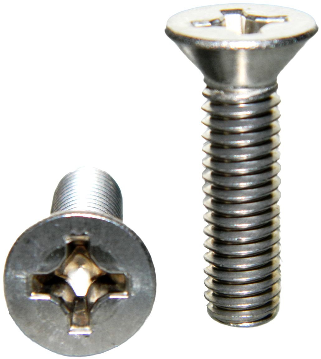 4-40 X 1/4" machine SCREW,Flat Head, Phillips, Stainless,4-40 X 1/4"