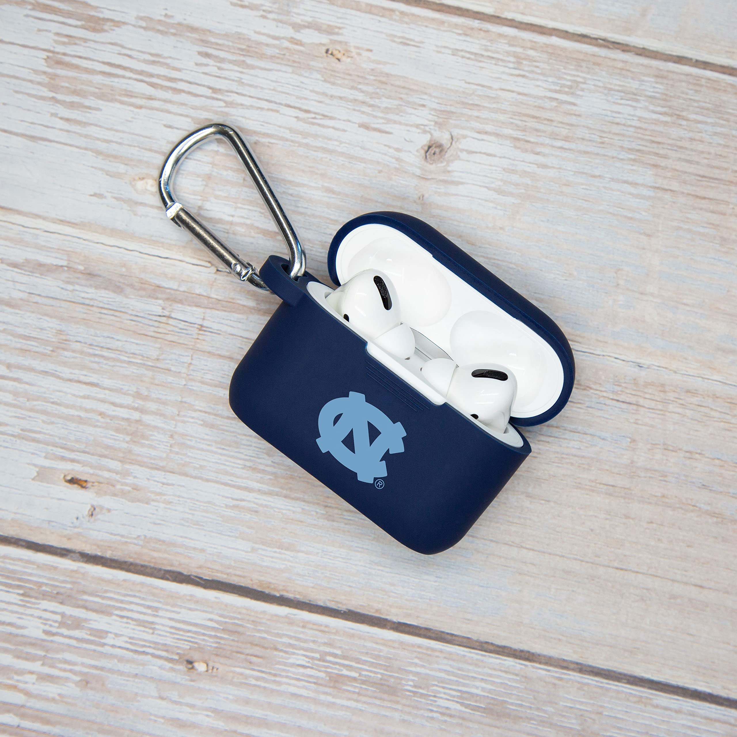 AFFINITY BANDS North Carolina Tar Heels Silicone Case Cover Compatible with Apple AirPods Pro (Navy)