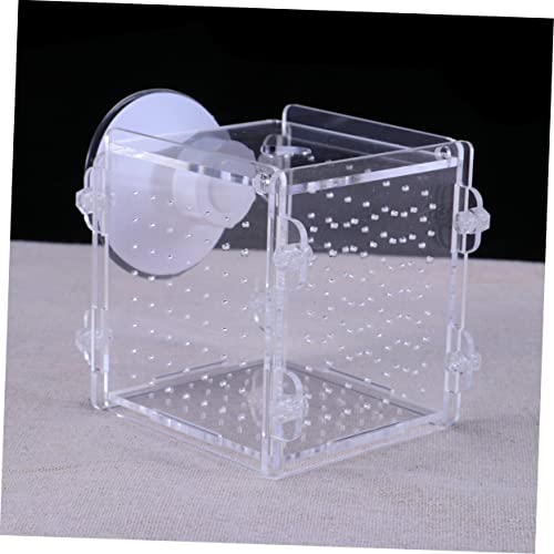 2 Pcs Baby Fish Incubator Fish Acrylic Incubator Aquatic Pet Supplies Fish Hatchery Cage Fish Tank Tool